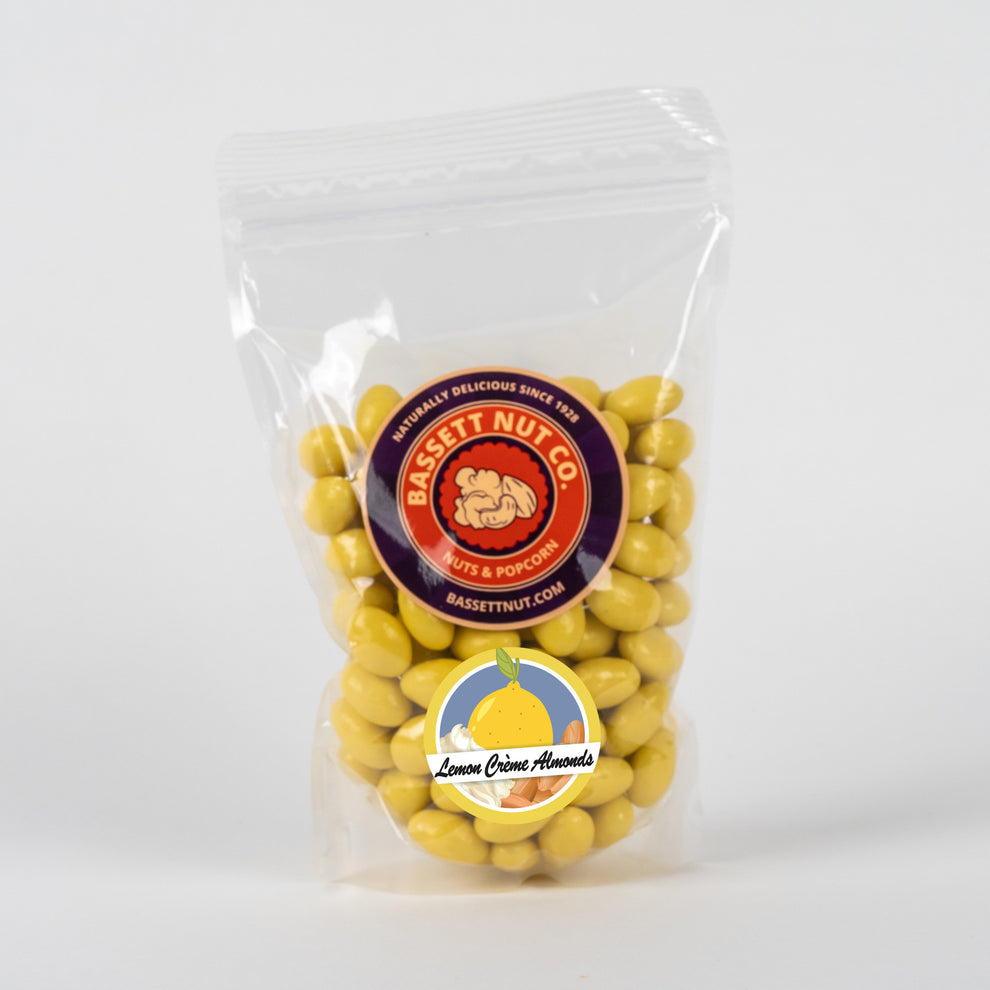 Lemon Creme Almonds – Bassett Nut Company